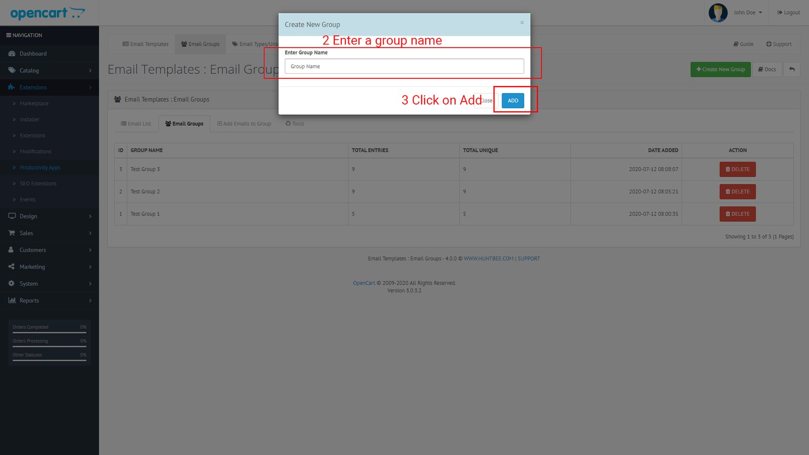 Creating an Email Group - HuntBee Resources