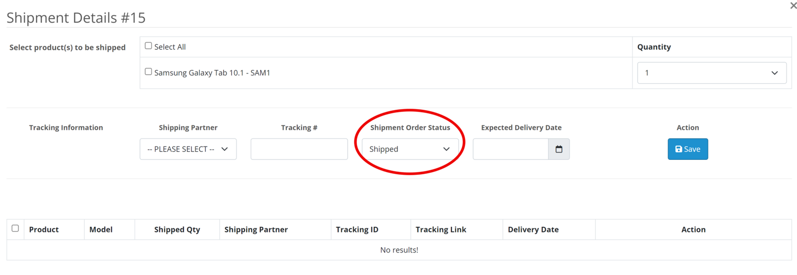 Shipped Order Status - HuntBee Resources